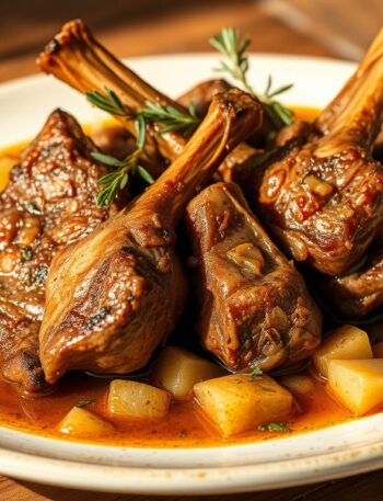 Savory Smoked Split Lamb Breast Plate Recipe